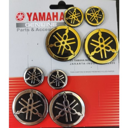 YAMAHA Y15 LC135 EMBLEM 3D LOGO (CHROME /GOLD ) BIG SMALL | GT Speed ...