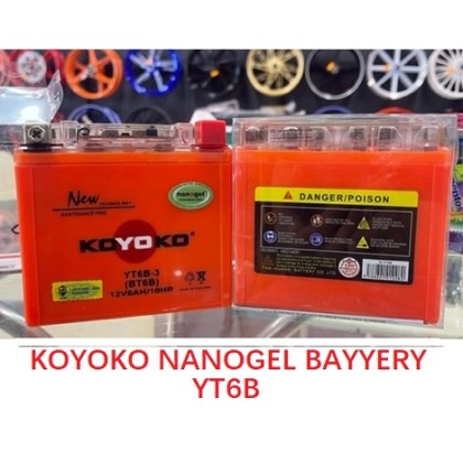 KOYOKO YT6B-3 Gel G2 Battery 100% Original ADV150 / PCX / RS RS-X 150 ...