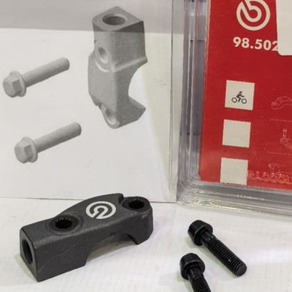 OFFICAL DEALER -100% BREMBO RCS CORSA CORTA CLAMP MIRROR MOUNT RIGHT ...