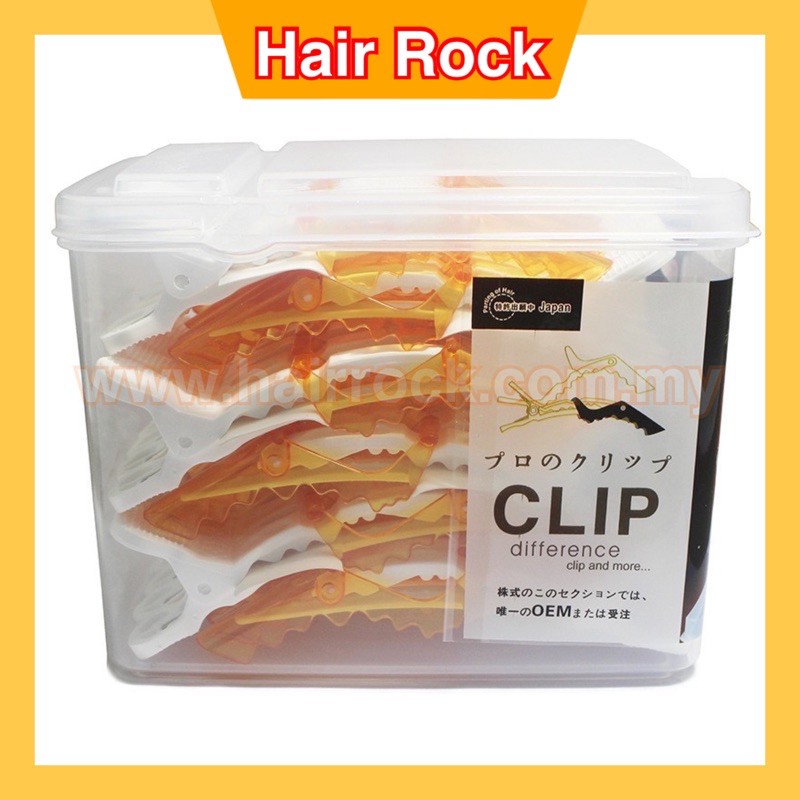 Japan Dragon Crocodile Sectioning Hair Clips 30pcs/Box