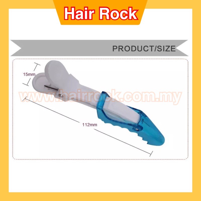 Japan Dragon Crocodile Sectioning Hair Clips 30pcs/Box