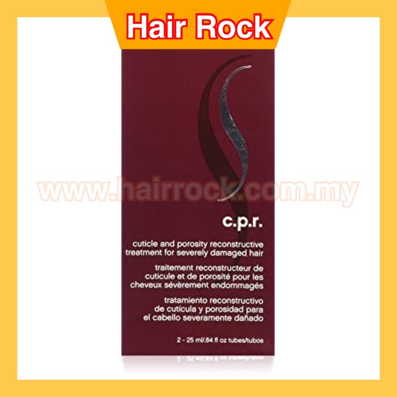 Senscience CPR Cuticle Porosity Reconstructor 2 X 25ml tube hair ampoule