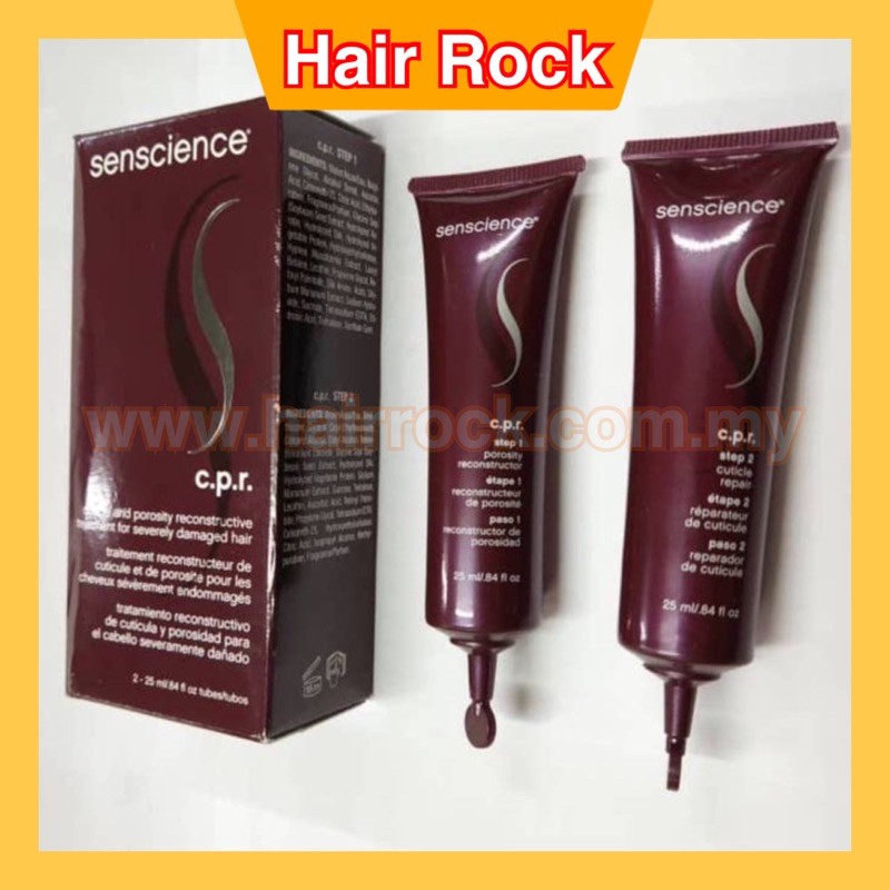 Senscience CPR Cuticle Porosity Reconstructor 2 X 25ml tube hair ampoule