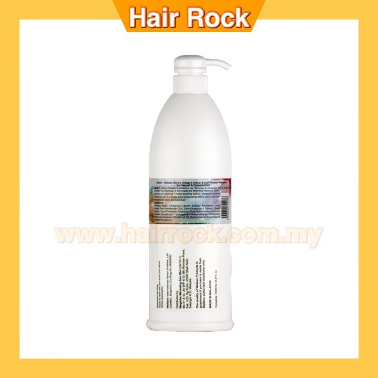 Wellsen CKNV 2 Olives Omega 3 Shampoo for Permed & Coloured Hair 1L