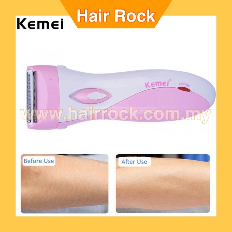 Unisex Cordless Electric Rechargeable Hair Remover Shaver KM3018