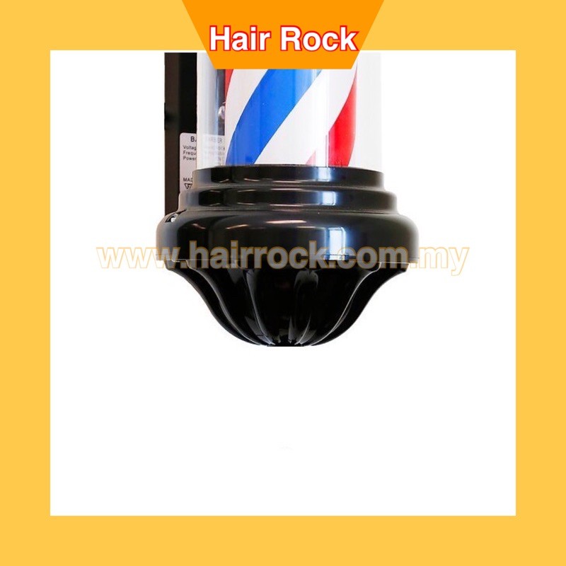 Wall mounted Black body Barber pole Rotating Barber