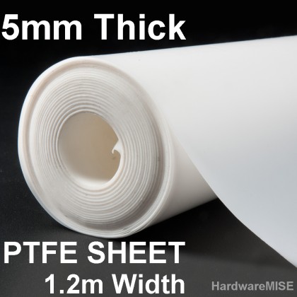 PTFE Sheet Teflon Sheet White Plate Film Thickness 5mm Skived Sheet ...