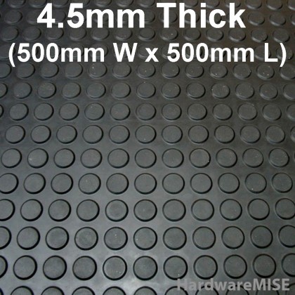 Round Stud Rubber Mat 4.5mm Thick Anti-skid Round Stud Rubber Floor ...