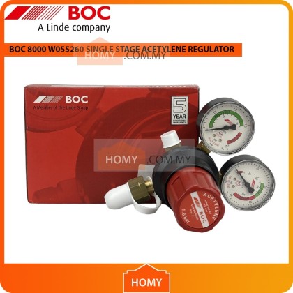 BOC 8000 W055260 Single Stage Acetylene Regulator – Heavy Duty Gas ...