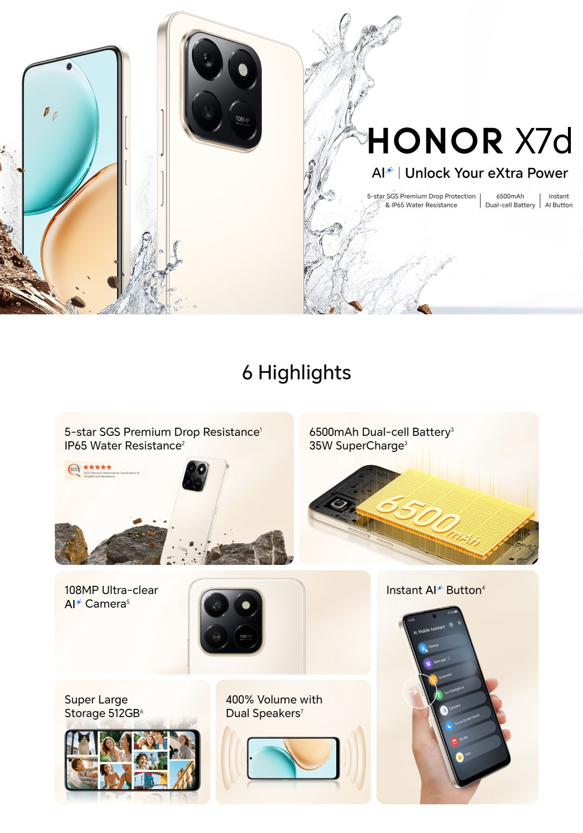 Honor X7d Smartphone | Itronic Mobile Trading Sdn Bhd