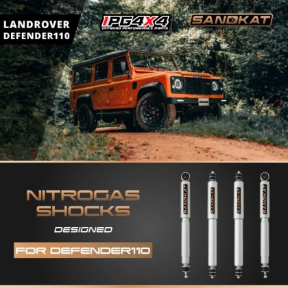 SANDKAT Land Rover Defender 110 Heavy Duty Absorber Nitrogas Shock ...