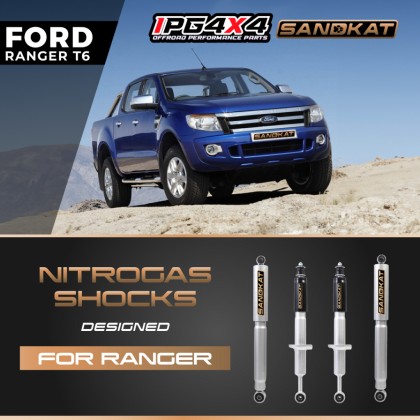 SANDKAT Ford Ranger T6 Nitrogas Shock Absorber Front Rear | iPG4X4X ...