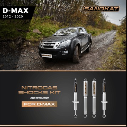 SANDKAT Isuzu Dmax 2012 Onwards Absorber Nitrogas Shock Absorber 4x4 ...