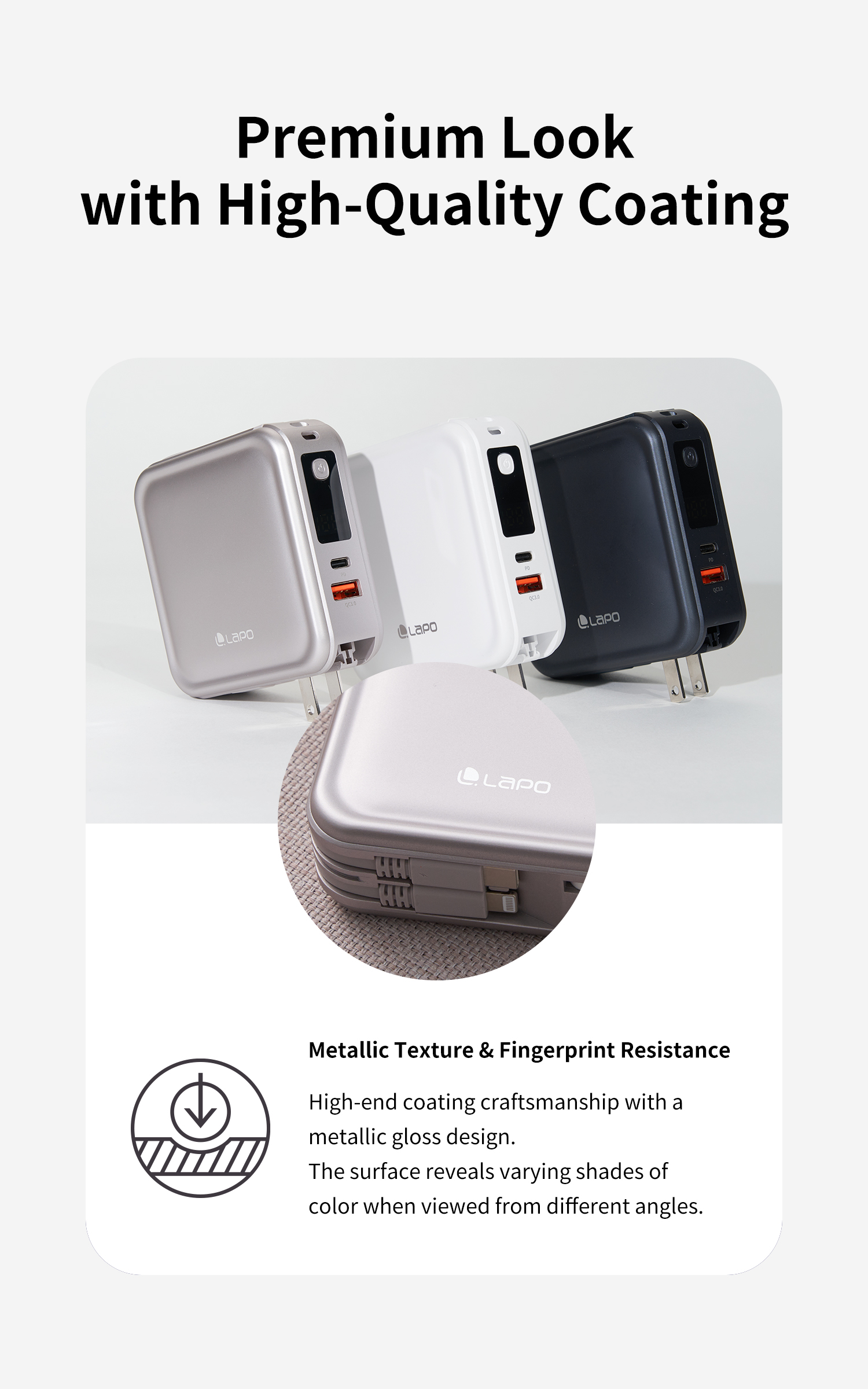 LaPO 5in1 10,000mAH Universal Travel Power Pack Pro 2TC – Fast Charging ...