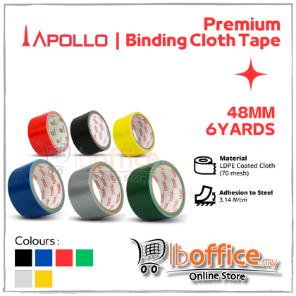 Apollo Premium Binding Cloth Tape - 48mm x 6yards | lboffice online ...
