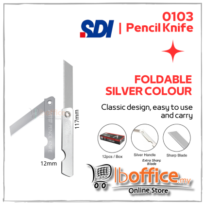 SDI 0103 Pencil Knife 12pcs | lboffice online store | we are one supplier