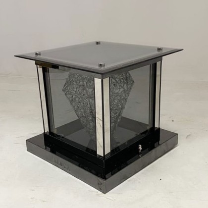 OUTDOOR STAINLESS STEEL GATE LIGHT / LED Crystal Shape Built-in LED ...