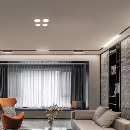 Modern LED Magnetic Track / Magnetic Pendant Track / Magnetic Recessed ...