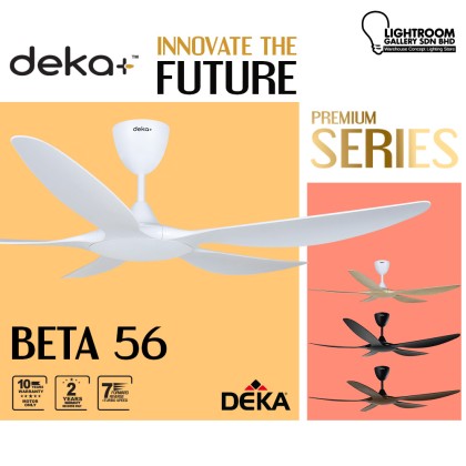 Deka Beta 56'' Deka+ Premium Series 5 Blade Ceiling Fan 16Speed Kipas ...