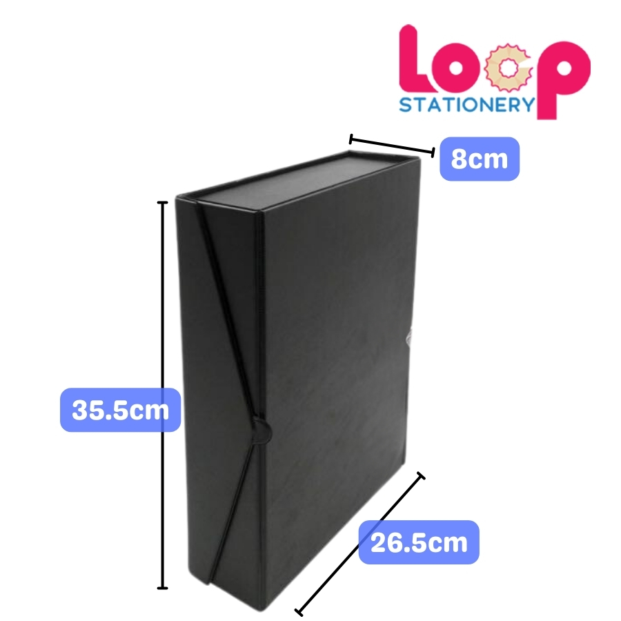 K2 PVC Box File 75MM A4 SIZE