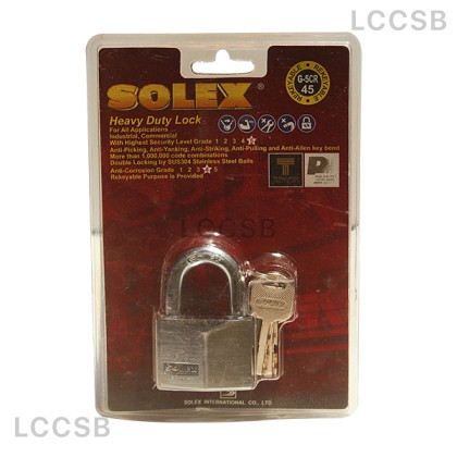 Solex G5 heavy duty lock in various sizes brass and chrome for ...
