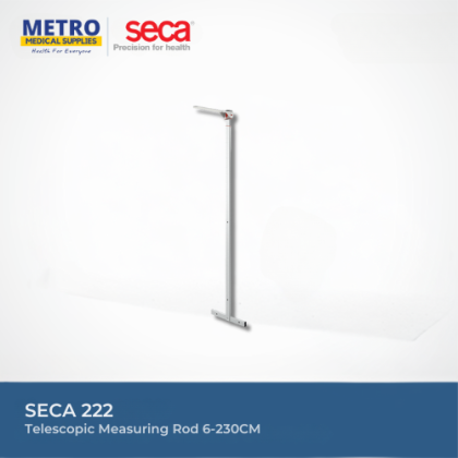 SECA 222 Telescopic Measuring Rod 6-230CM | Metro Medical Supplies (M ...