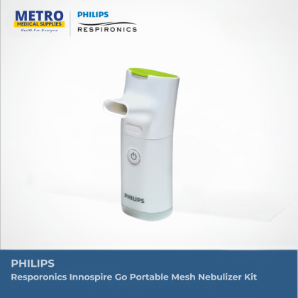 PHILIPS RESPIRONICS INNOSPIRE GO PORTABLE MESH NEBULIZER KIT | Metro ...