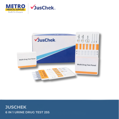 JUSCHEK 6 IN 1 URINE DRUG TEST 25S | Metro Medical Supplies (M) Sdn Bhd ...