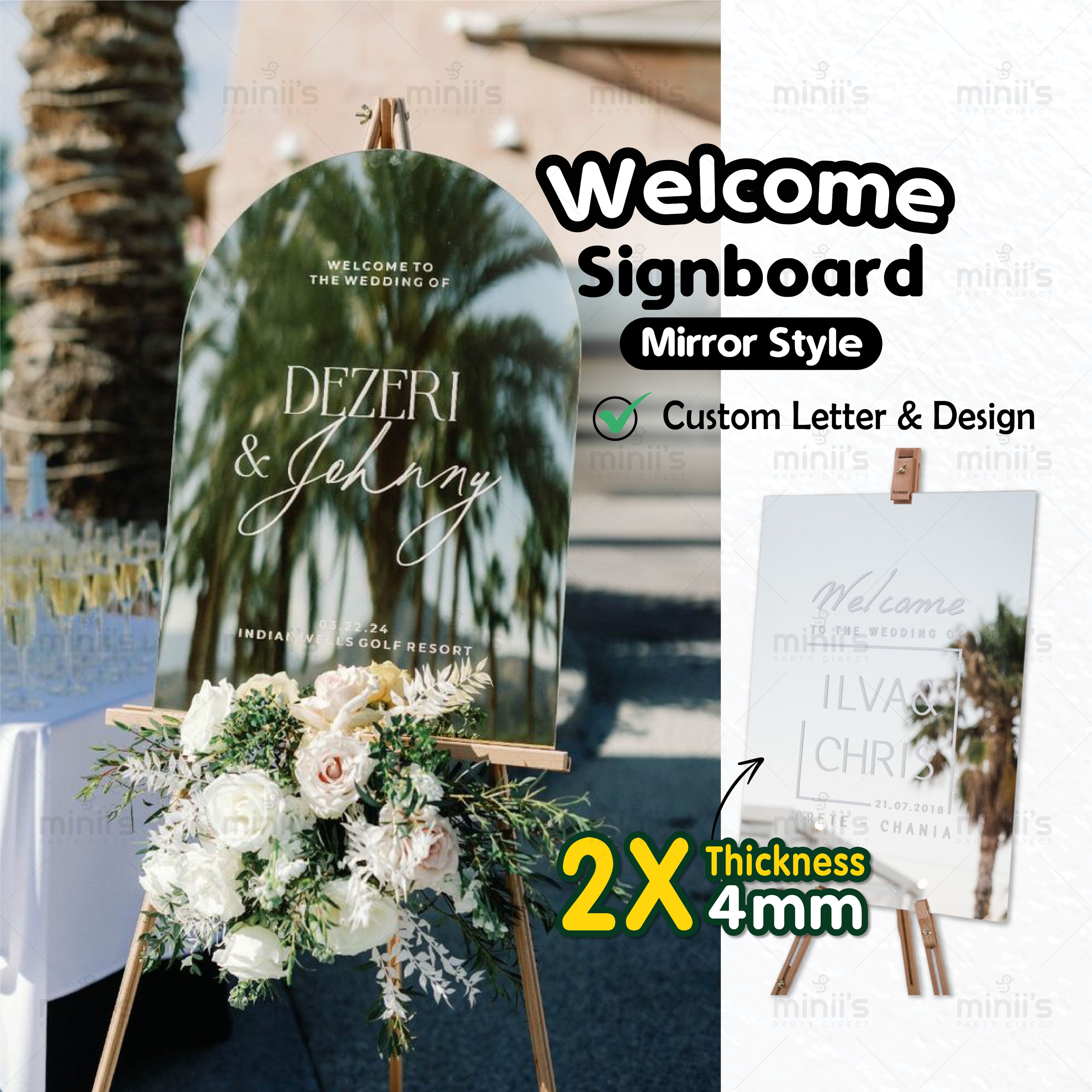 Wedding signage mirror 60 photos - Astyledwedding.com
