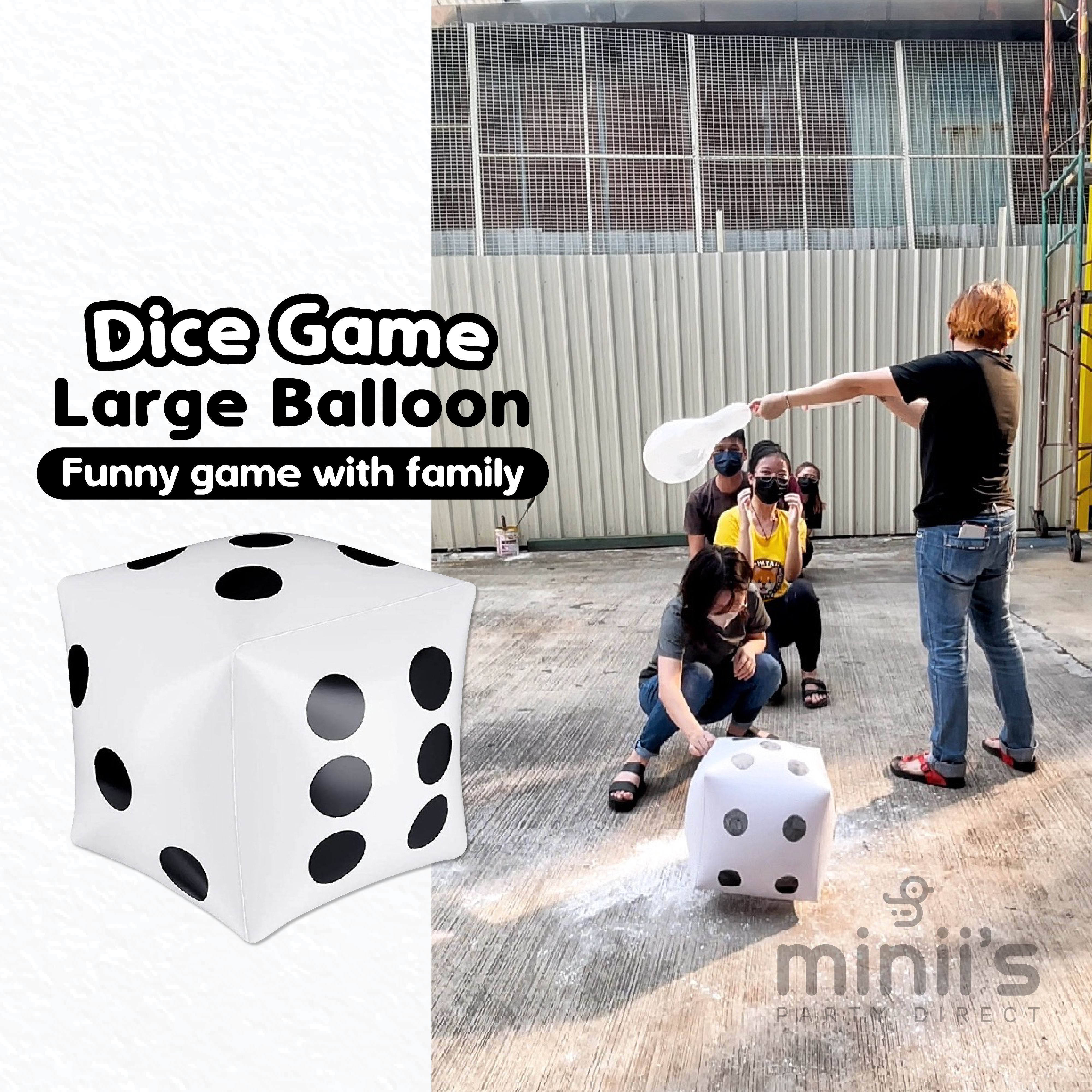 Inflatable Giant Dice Game 1pcs Giant Inflatable Dice, Fun Giant Large