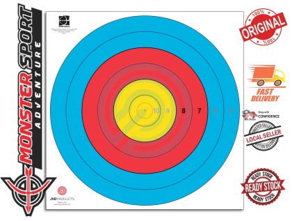 Waterproof JVD/Decut/Avalon Target Face Fita Waterproof 80cm Centre 6 ...
