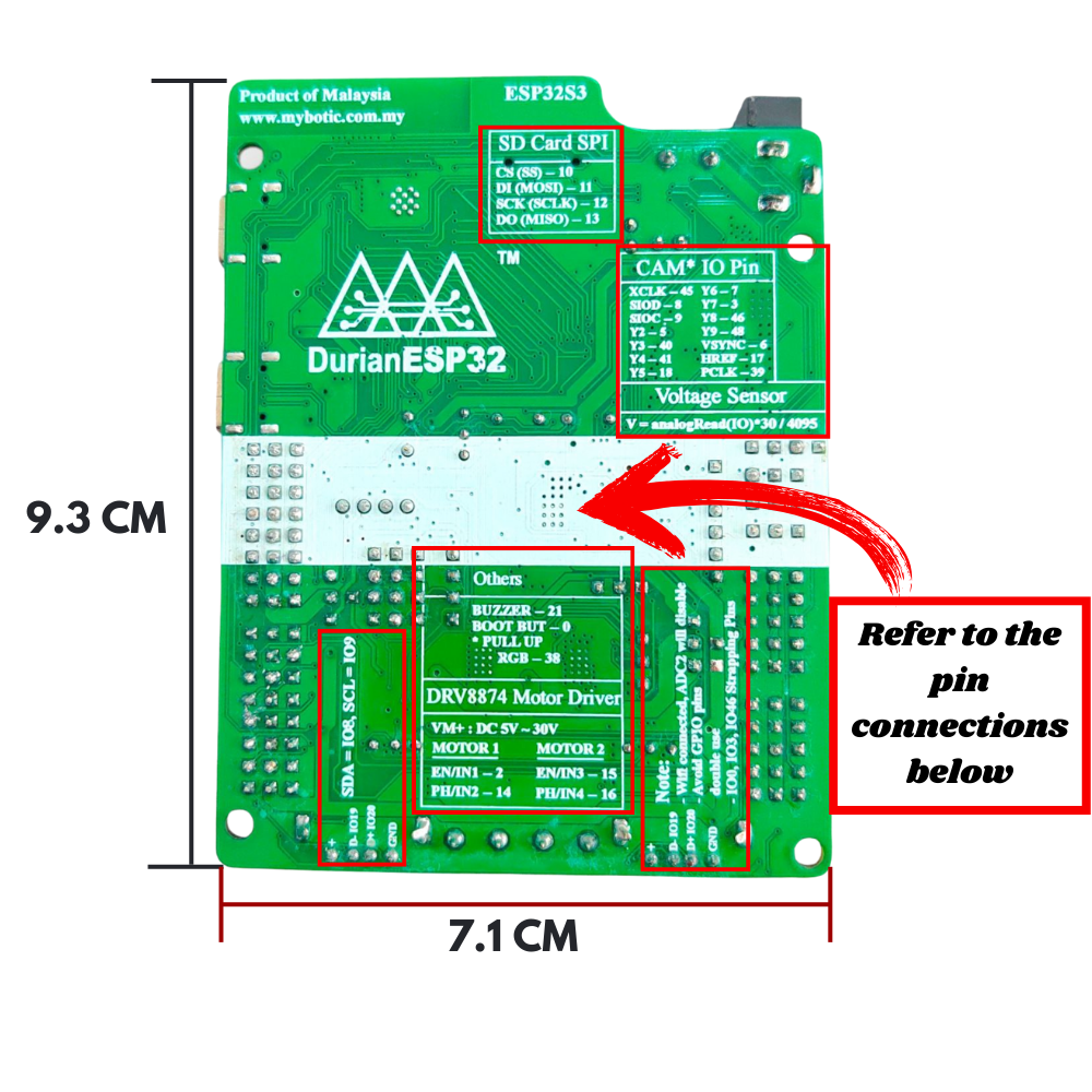Durian Esp32 Arduino Esp32s3 The Ultimate Enhancement For Aiot Project 1850