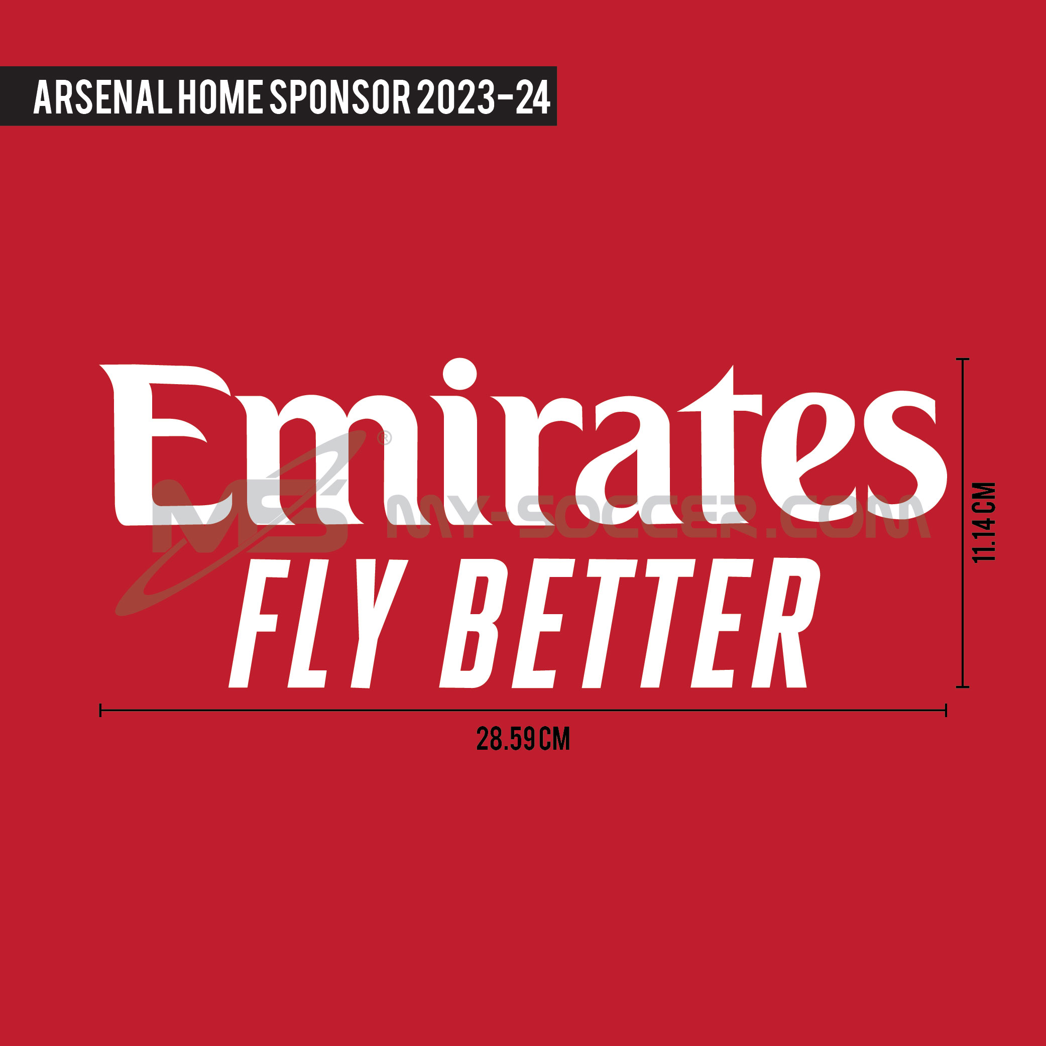 Arsenal Fly Emirates Logo