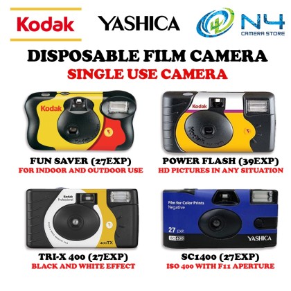 Kodak Disposable Camera with Flashing Light Kodak 135 Single-Use Camera ...