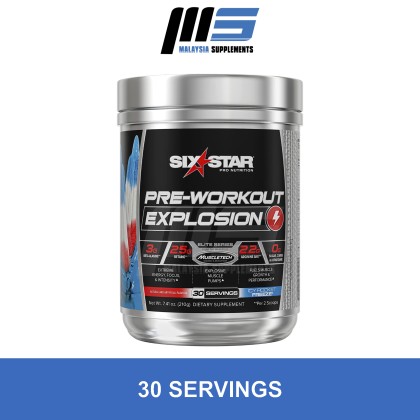 Six Star Pre-Workout Explosion (30 Servings) | Malaysia Supplements