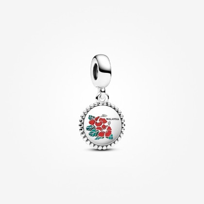 Pandora Malaysian Hibiscus Flower Dangle Charm | Pandora Malaysia