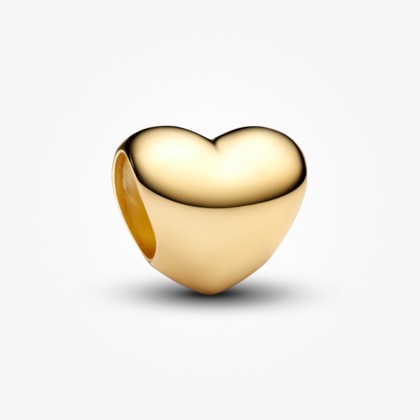 Pandora 14K Gold Plated Heart Mini Charm | Pandora Malaysia