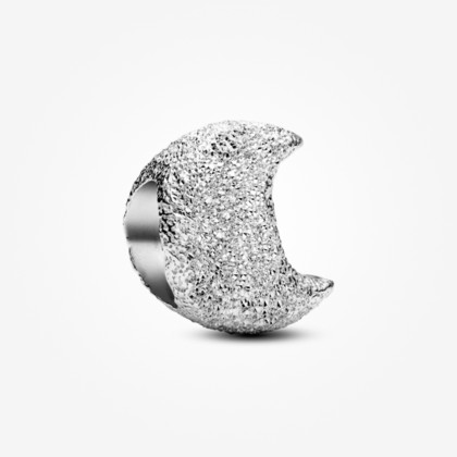 Pandora Textured Moon Mini Charm | Pandora Malaysia
