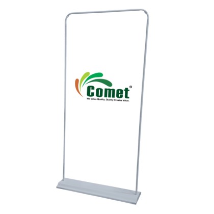 Door Shape Banner [Light Grey] - Steel