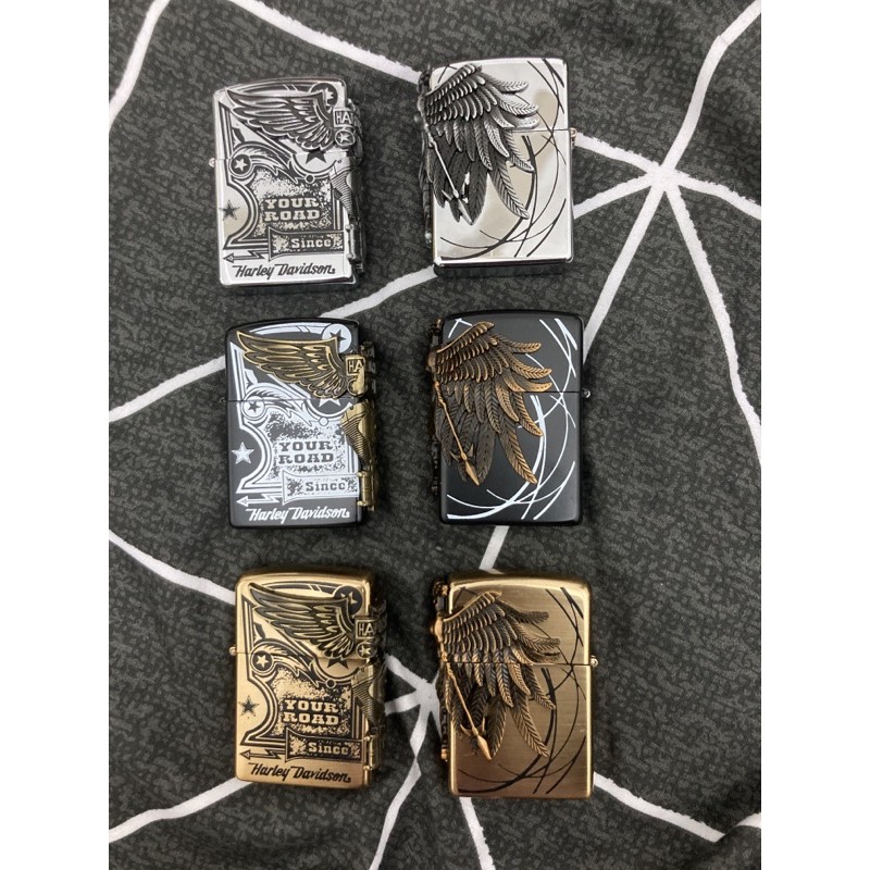 Windfire Oil Lighter Set / oil lighter / cigar Lighter with wings printed