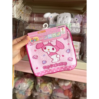 Sanrio Pink Japan Small handkerchief 5pcs | RJJXCOONLINESHOP