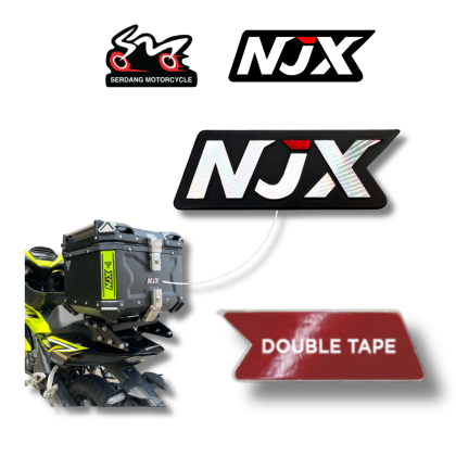 NJX Logo Badge Plate NLB01 | Serdang Motorcycle