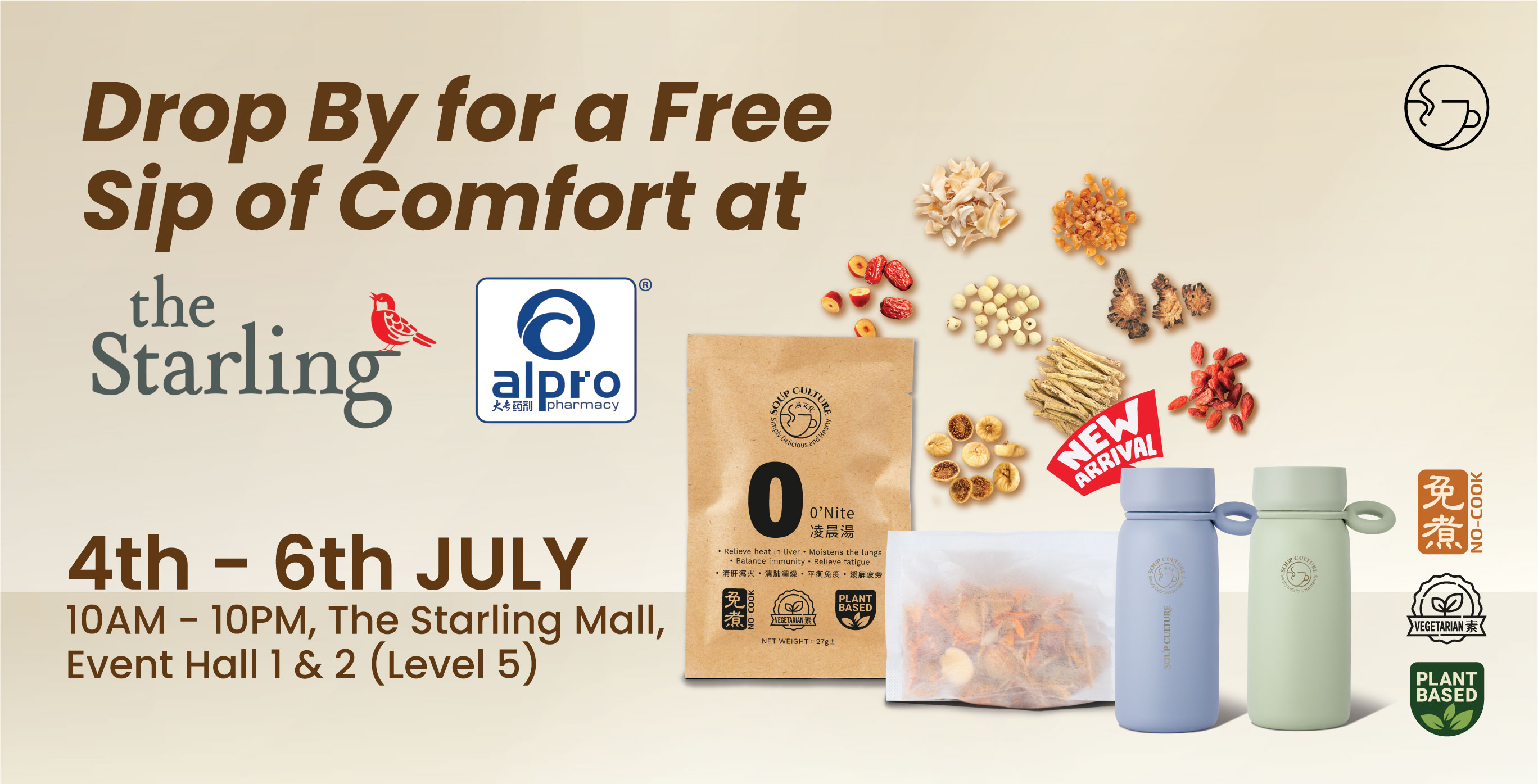 Free Soup Tasting at Alpro Pharmacy Warehouse Sale | 4–6 July at ...