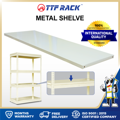 TTF Rack™ (Metal Shelve) Metal Shelve Simple Rack Beige | TTFRack ...