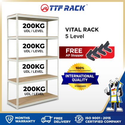 Vital Rack 4 Levels (H)150-240cm | TTFRack™ | Malaysia's Storage ...