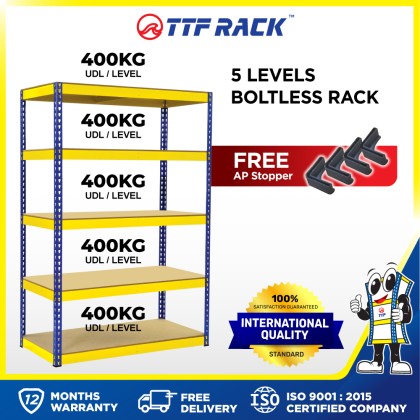 TTF Rack™ Boltless Rack H183-244cm D31-61cm 5 Levels | TTFRack ...