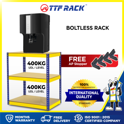 TTF Rack™ Boltless Rack H91cm D31-61cm/Rack 3 Level Rak Besi Serbaguna ...