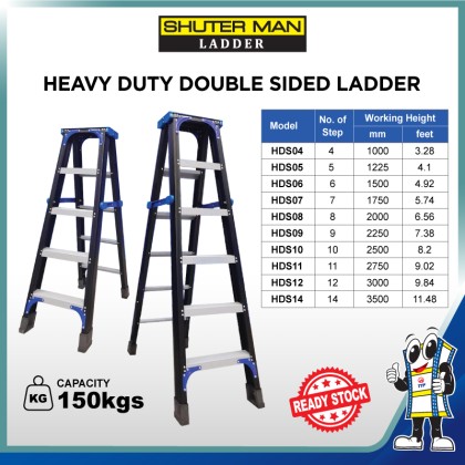 TTF Rack™ Shutter Man Aluminum Heavy Duty Double Sided Ladder/Aluminum ...
