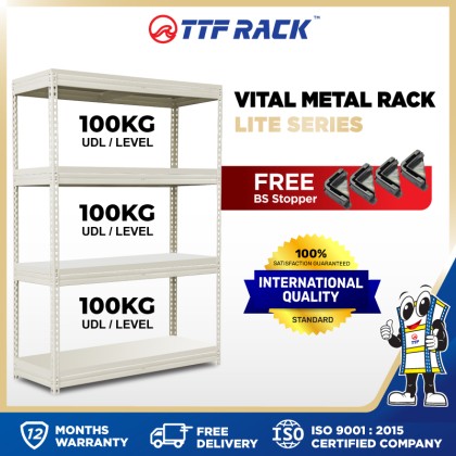 TTF Rack™ VITAL METAL RACK LITE SERIES H150-240cm D45-60cm /4 Levels ...